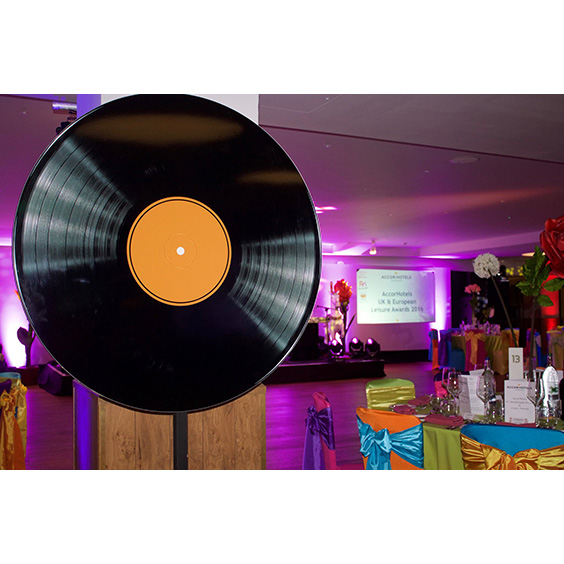Giant Vinyl Record Prop – iCatching, everything for events